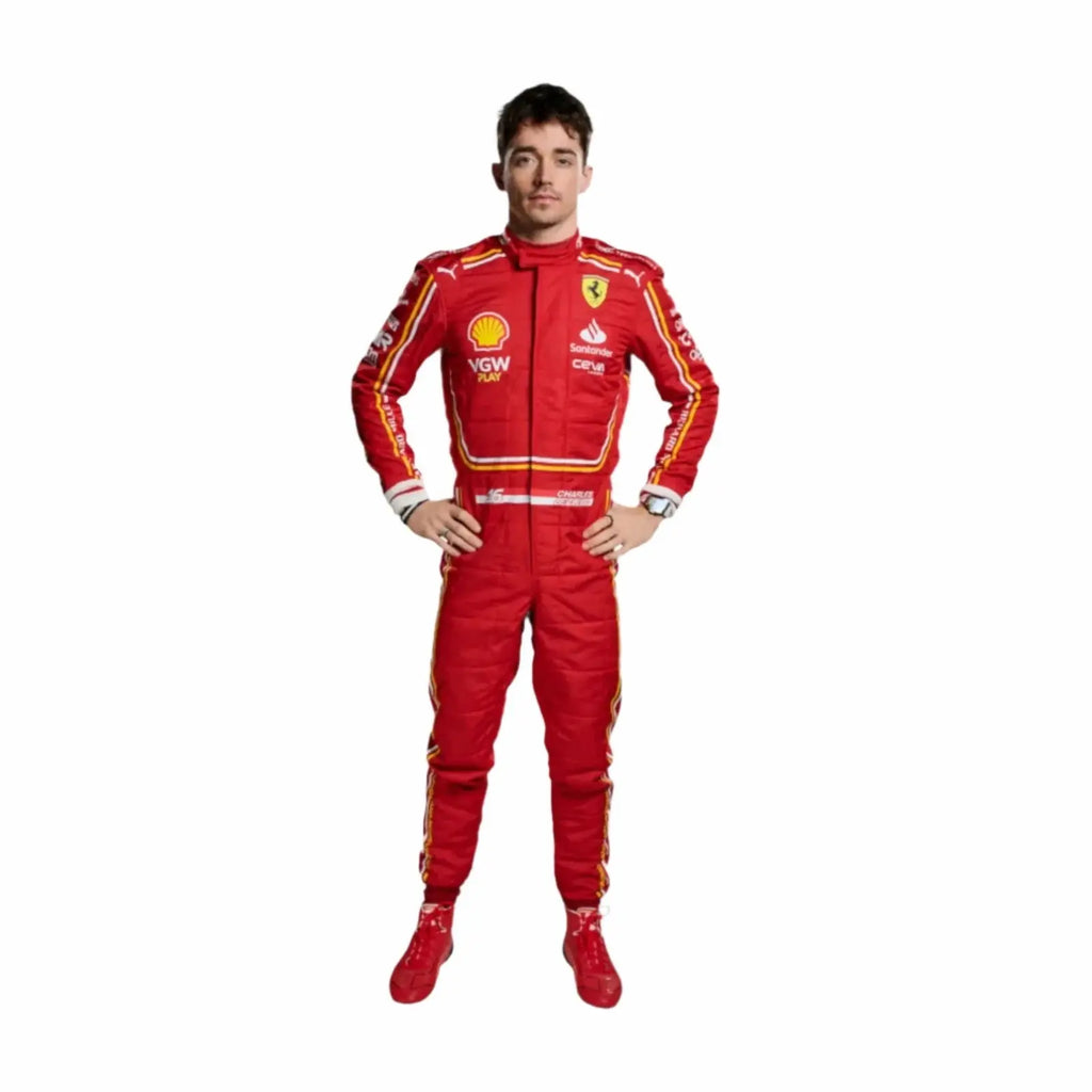 2024 Charles Leclerc Race Suit | Scuderia Ferrari F1 Replica – Speedx ...