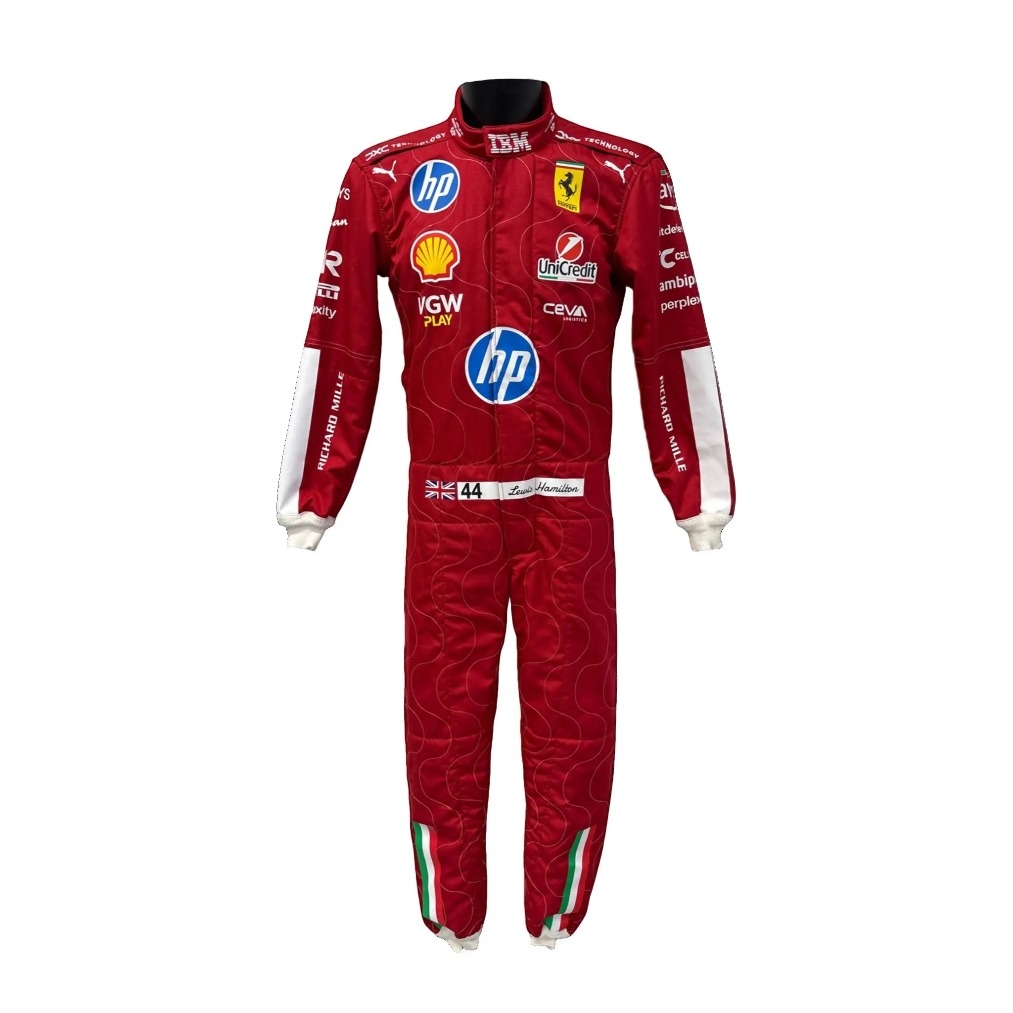 Lewis Hamilton 2025 Scuderia Ferrari HP Monza GP Race Suit – Speedx Karting